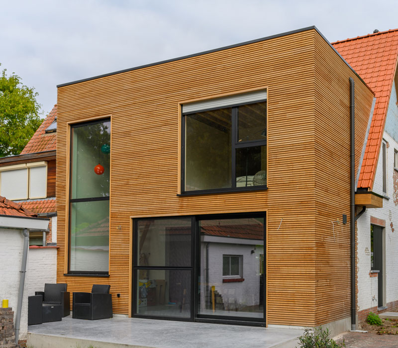 Gevelbekleding - Thermowood | HOUTATELIER